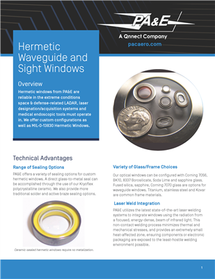 Data Sheets & drawings | pacaero