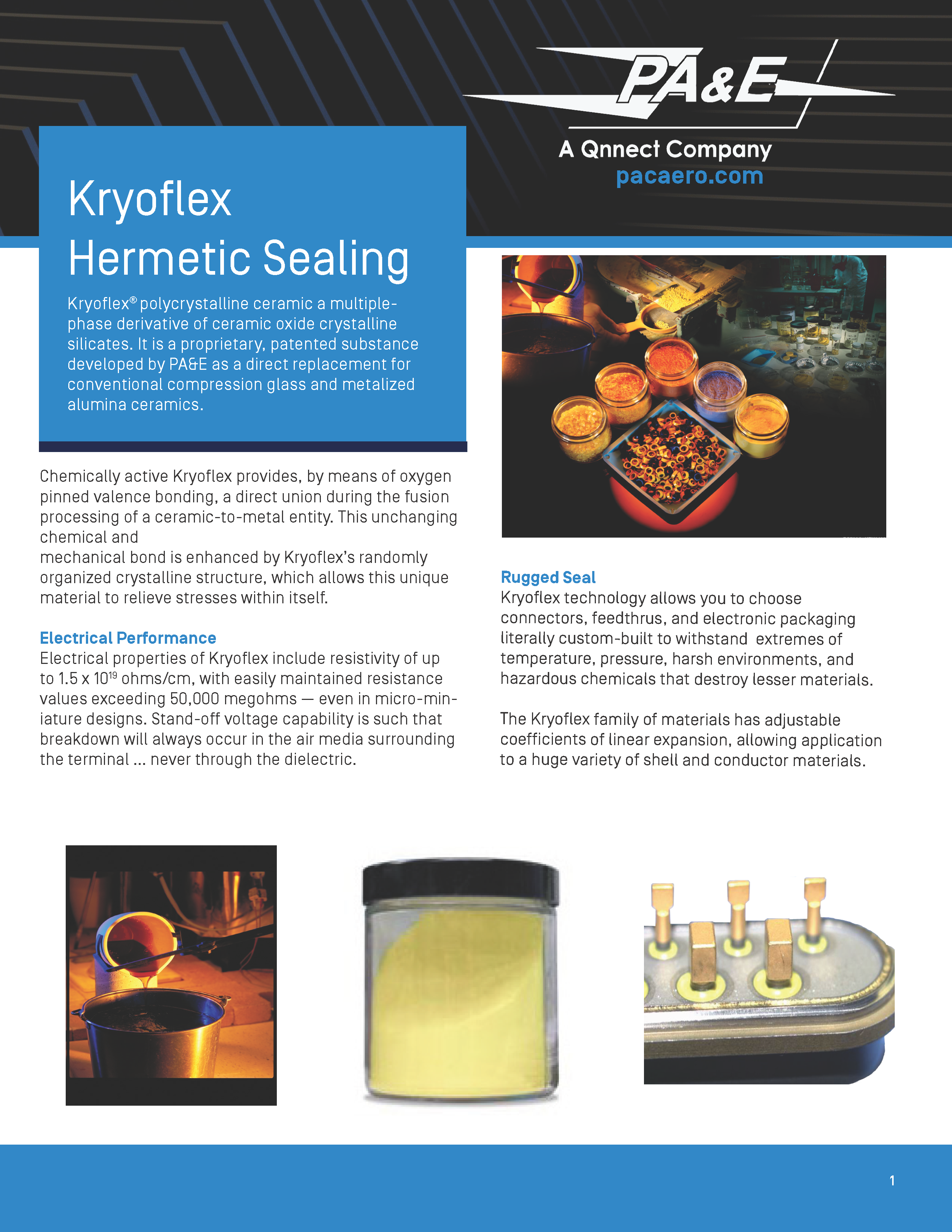 Hermetic Ceramic-to-Metal Sealing: Kryoflex