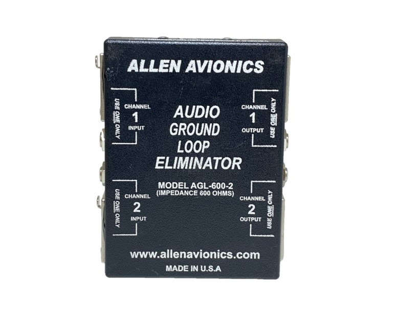 AGL-600-2 - AGL - Audio Ground Loop Isolation Transformers | Allen ...