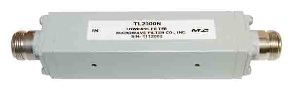 TL9000N - Tubular Lowpass Filters | microwavefilter