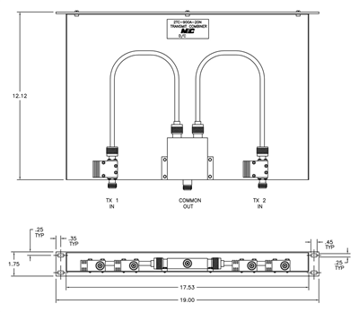 2TC-900A-20N - STL (950 MHz) Combiners | microwavefilter