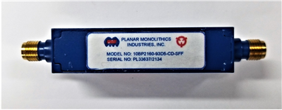 10BP2160-93D5-CD-SFF - Lumped Element Filters | Planar Monolithics ...