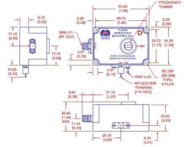 DRO-10-CD-1 - Dielectric Resonator Oscillators | Quantic PMI (Planar ...