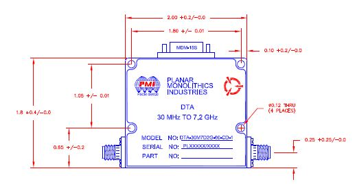 DTA-30M7D2G-60-CD-1 - Digitally Controlled Attenuators | Quantic PMI ...