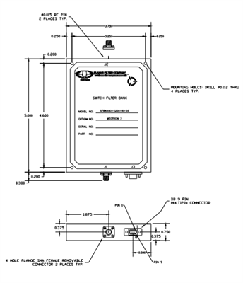 SFB4200-5200-6-SS - Switch Filter Banks | Planar Monolithics Industries