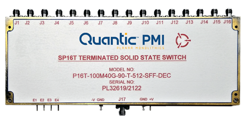 P16T-100M40G-90-T-512-SFF-DEC - Single Pole - Sixteen Throw Switch ...