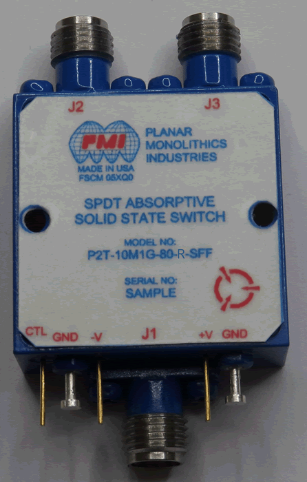 P2T-10M1G-80-R-SFF - Single Pole - Two Throw (SP2T) | Quantic PMI ...