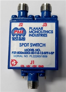 P2T-500M20G-50-T-5-12-SFF-I-SP - Single Pole - Two Throw (SP2T ...