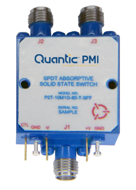 P2T-10M1G-80-T-SFF - Single Pole - Two Throw (SP2T) | Quantic PMI ...