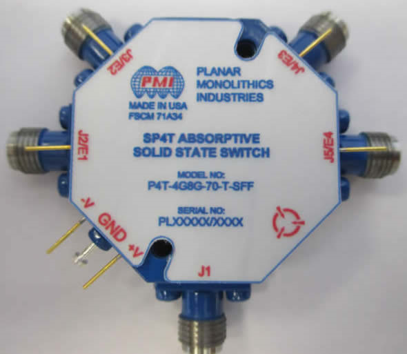 P4T-4G8G-70-T-SFF - Single Pole - Four Throw (SP4T) | Planar ...