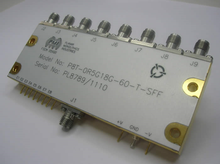 P8T-0R5G18G-60-T-SFF - Single Pole - Eight Throw (SP8T) | Planar ...