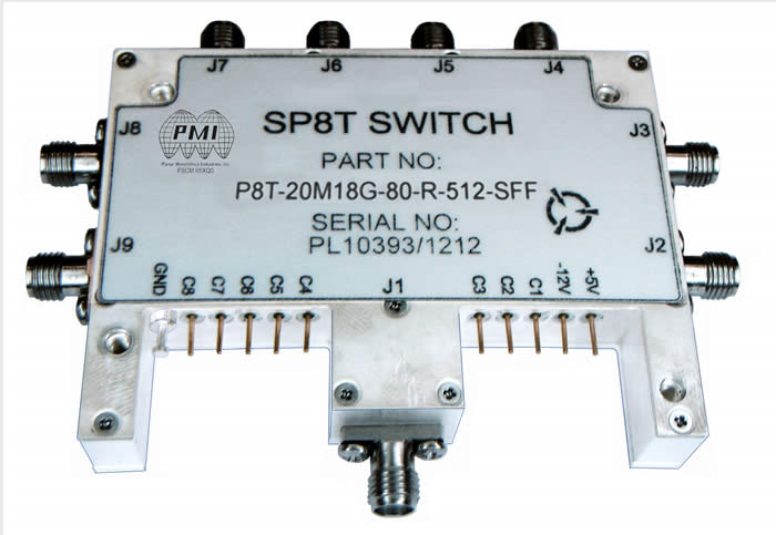 P8T-20M18G-80-R-512-SFF - Single Pole - Eight Throw (SP8T) | Planar ...