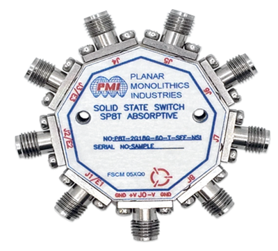 P8T-2G18G-60-T-SFF-NSI - Single Pole - Eight Throw (SP8T) | Planar ...