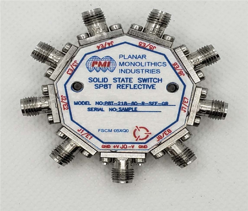 P8T-218-60-R-SFF-GR - Single Pole - Eight Throw Switch (SP8T) | Quantic ...