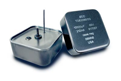 Square Radial Hybrid Wet Tantalum Capacitors | Quantic Evans