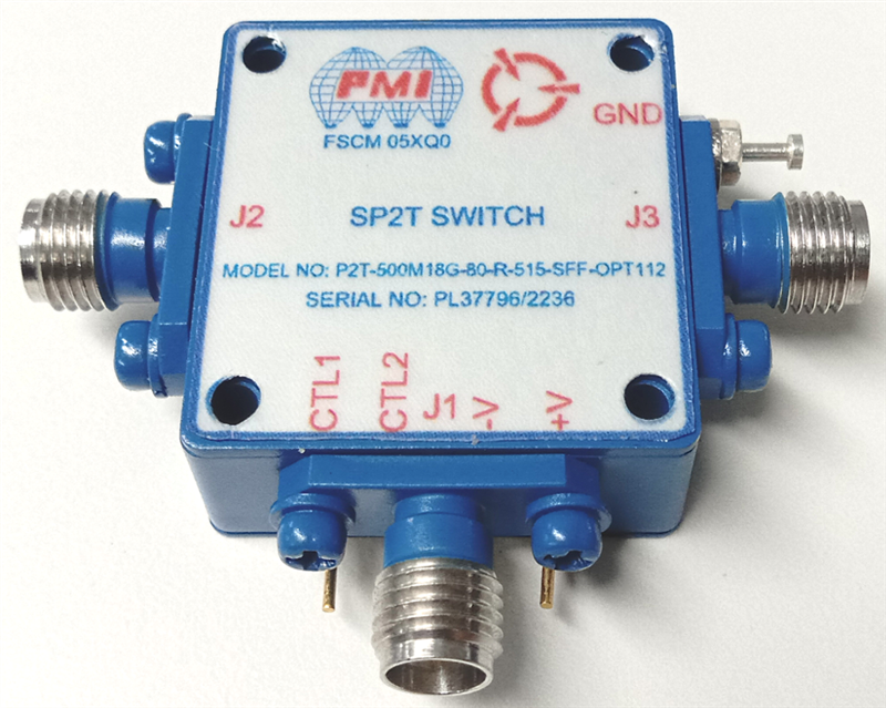 P2T-500M18G-80-R-515-SFF-OPT112 - Single Pole - Two Throw (SP2T ...